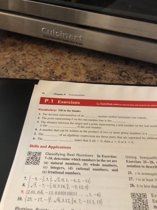 Solved P.1 Exercises See CalcChat.com for tutorial belg and | Chegg.com