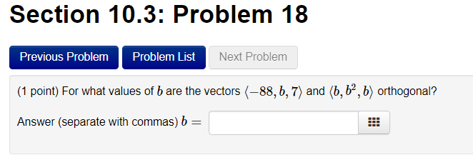Solved Section 10.3: Problem 18 Previous Problem Problem | Chegg.com