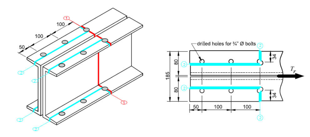Solved The flanges of two C310x45 ﻿standard channel sections | Chegg.com