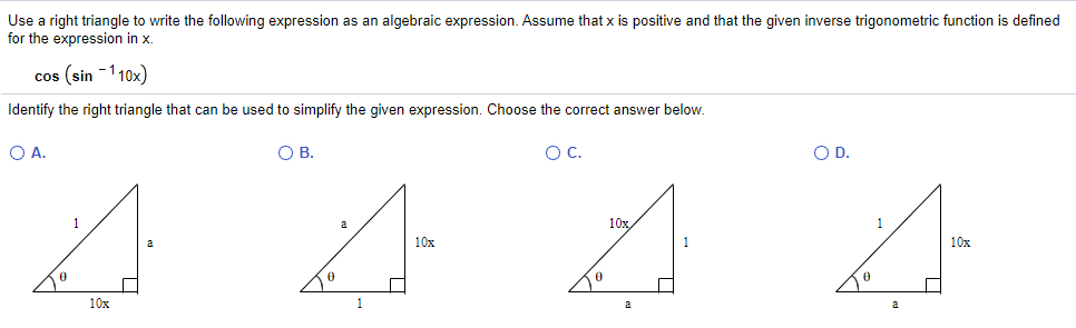Solved Find The Inverse Function On The Given Interval If 
