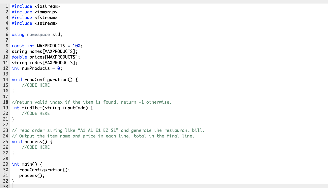 6.13 Restaurant Order This program is very similar to | Chegg.com
