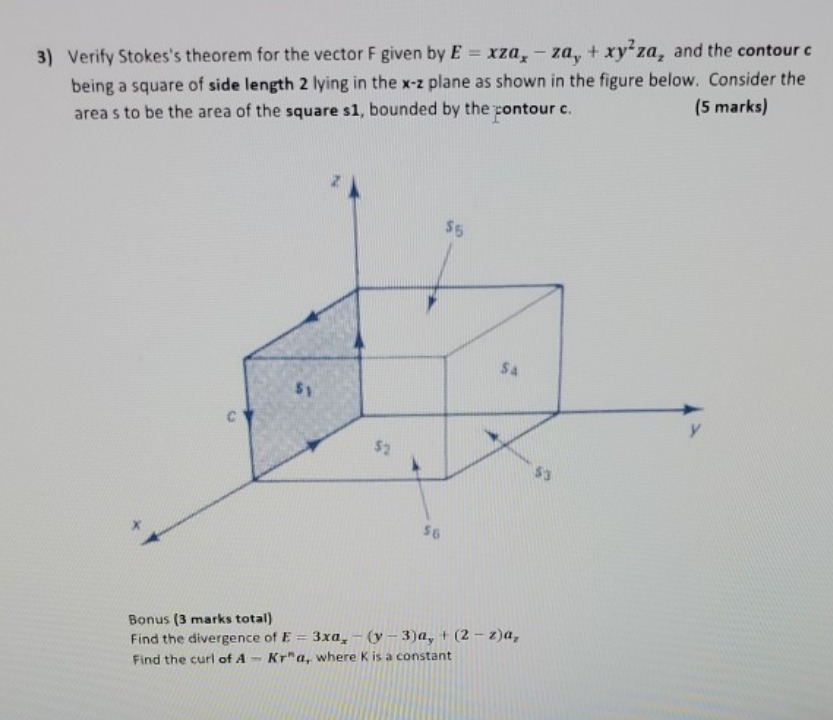 Verify Stokes's theorem for the vector F given by | Chegg.com