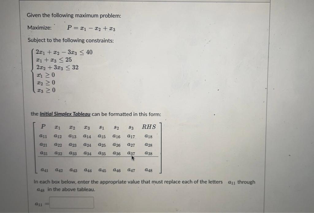 Solved Given the following maximum problem: Maximize: | Chegg.com
