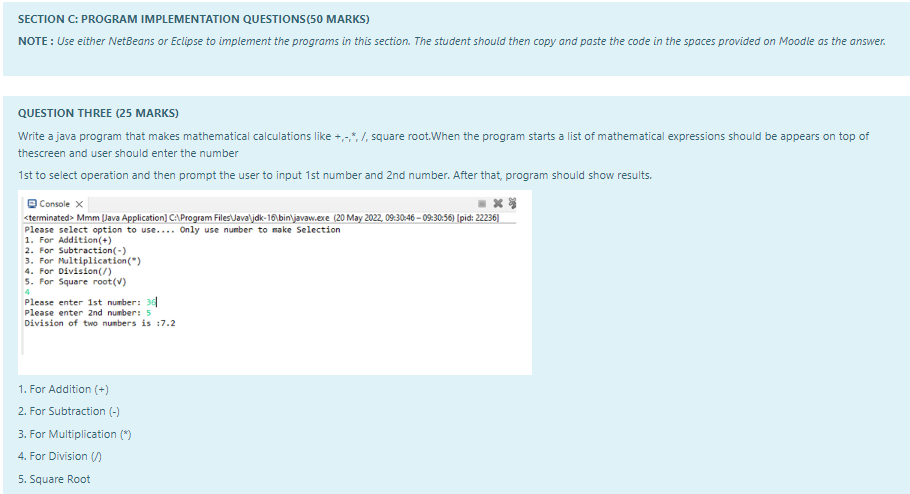 Solved Answer in full and show result of the outcome. | Chegg.com