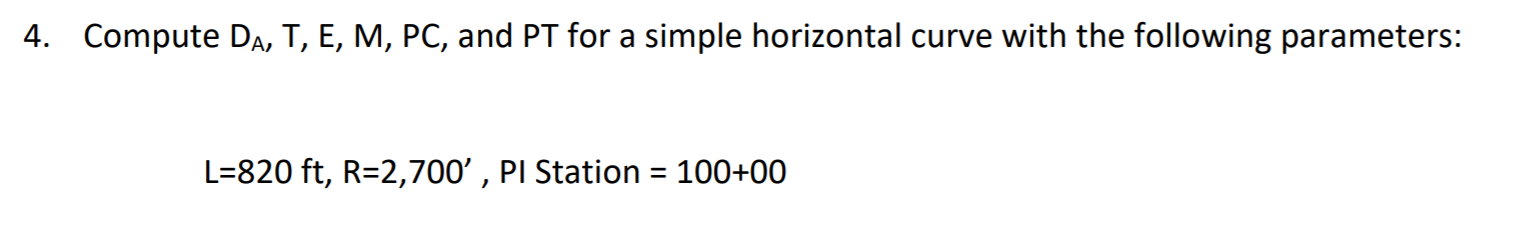Solved 4. Compute DA, T, E, M, PC, and PT for a simple | Chegg.com