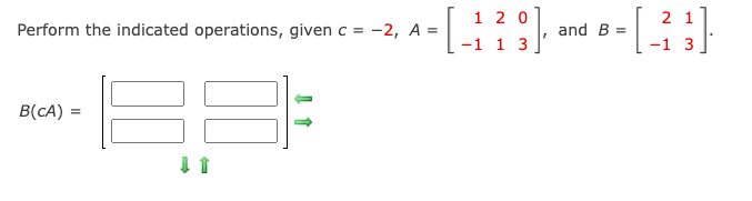 Solved Perform the indicated operations, given | Chegg.com