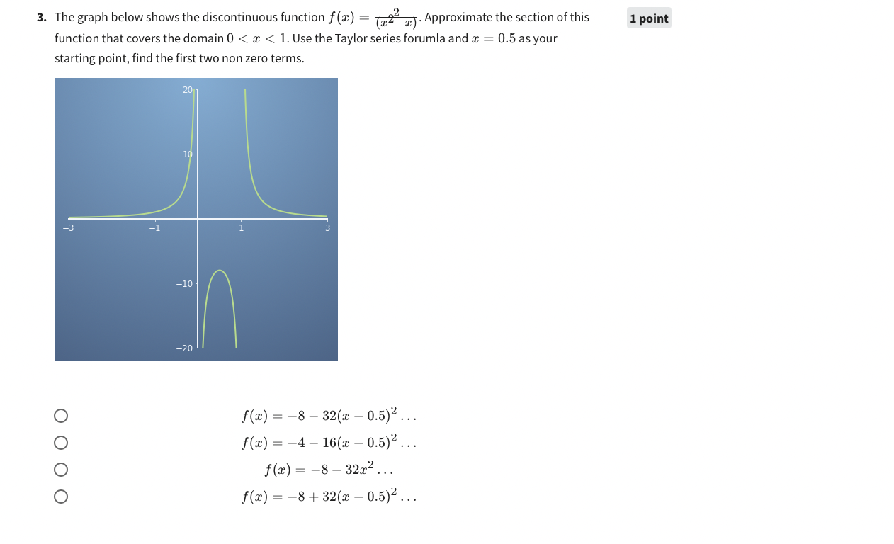 Solved 1. Now that we have completed the set of Taylor | Chegg.com