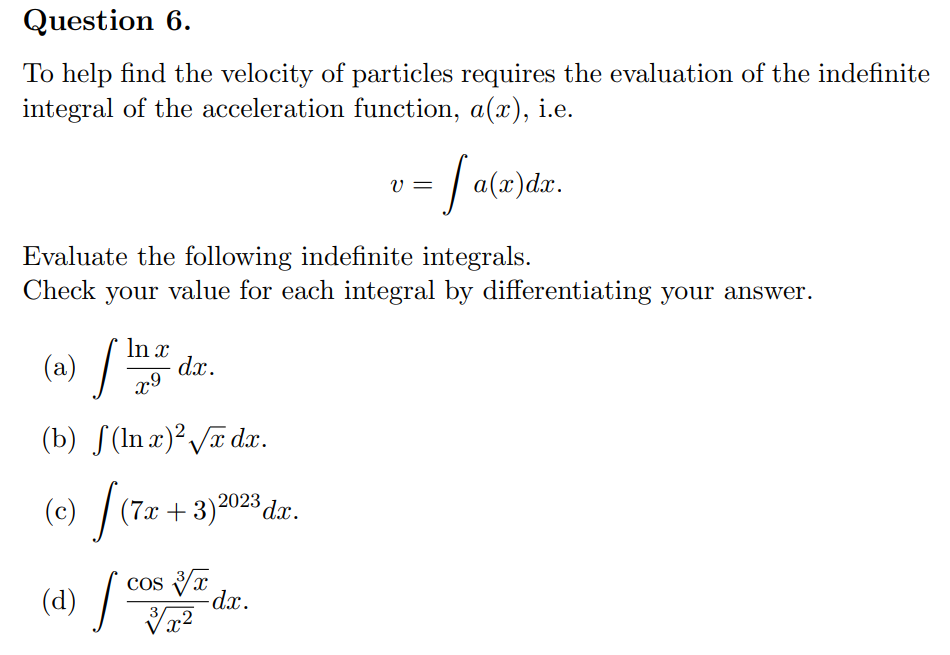 Solved To help find the velocity of particles requires the | Chegg.com
