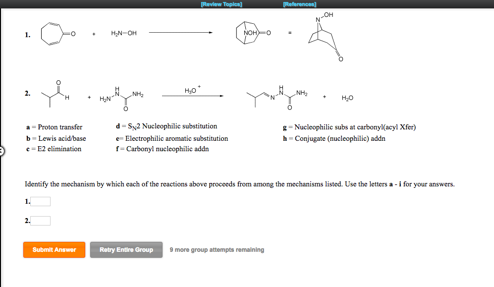 Solved Review Topics] H2N-OH ??? NH2+ H2O NH2 + H2N a Proton | Chegg.com