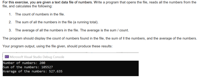Solved Write a program with a loop that lets the user enter | Chegg.com