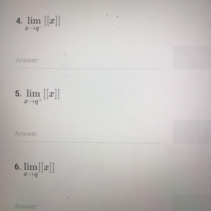 Solved If the symbol [[ l| denotes the greatest integer | Chegg.com