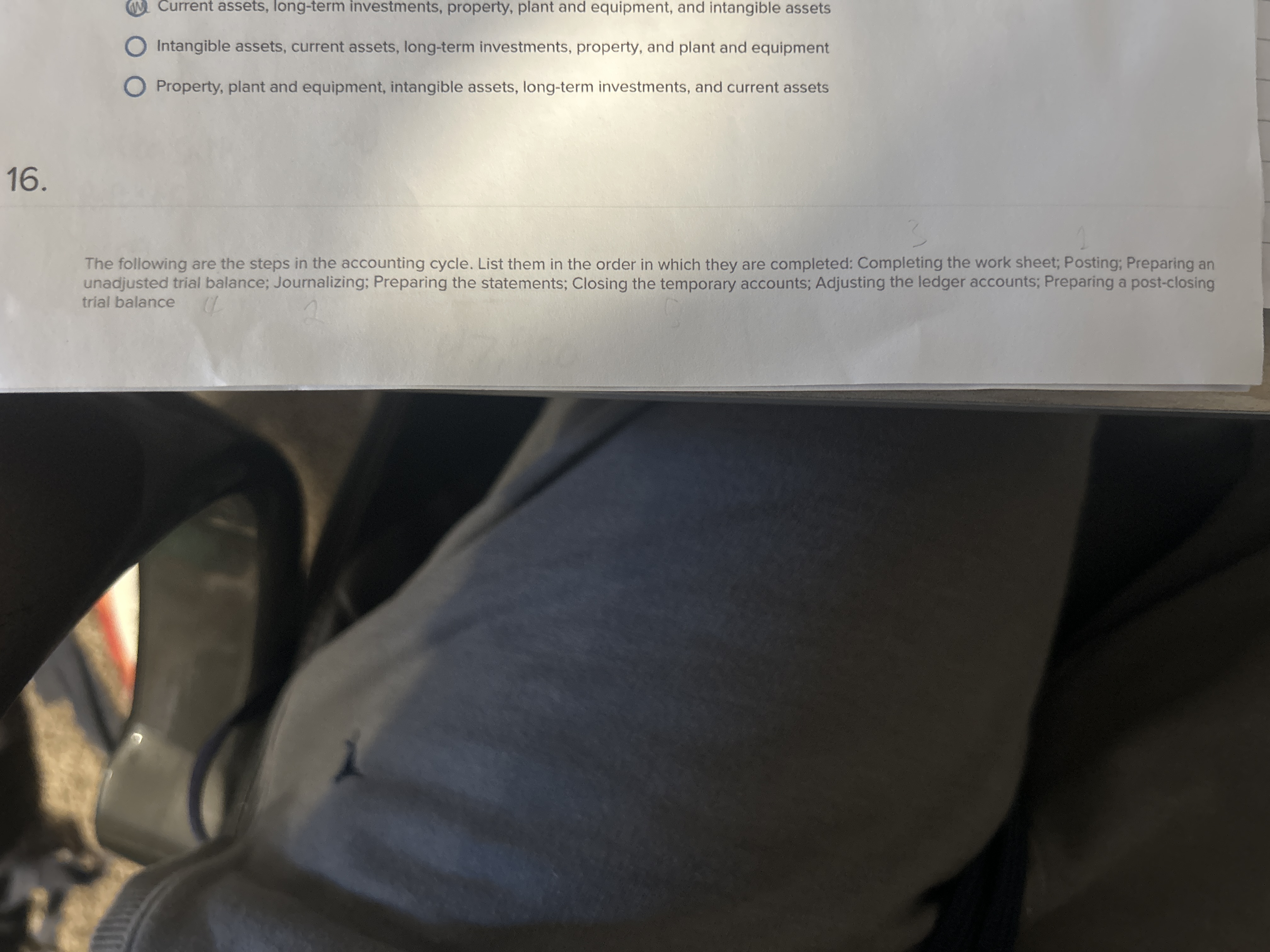 Solved Intangible assets, current assets, long-term | Chegg.com