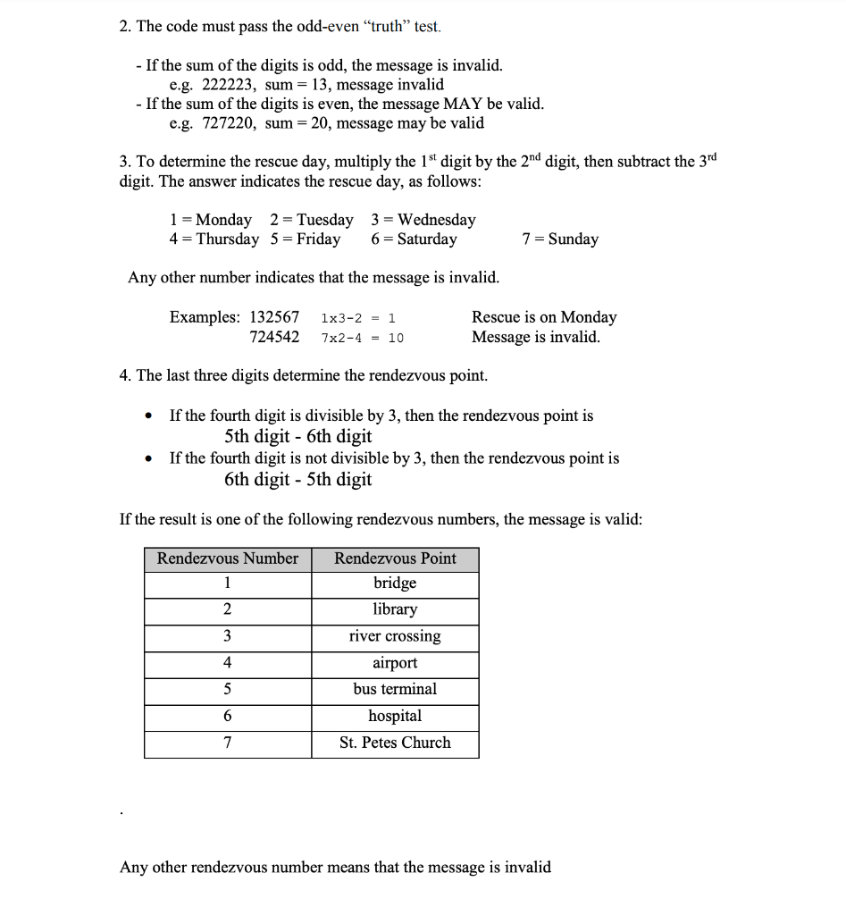Solved Objective - Decode the message using a bunch of "If | Chegg.com