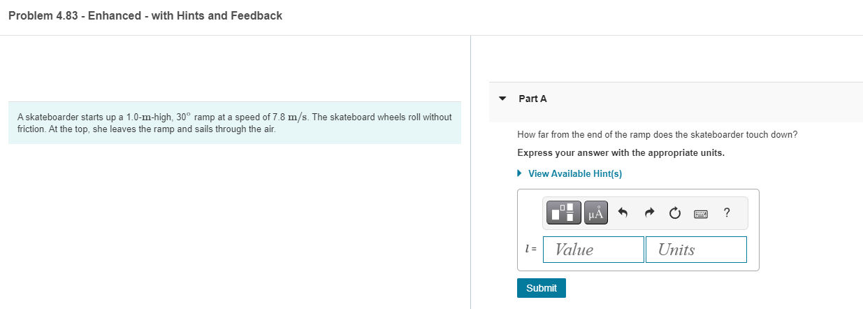 Solved Problem 4.83 - Enhanced - with Hints and Feedback A | Chegg.com