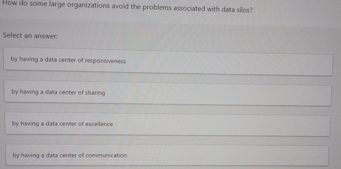 Solved How do some large organizations avoid the problems | Chegg.com