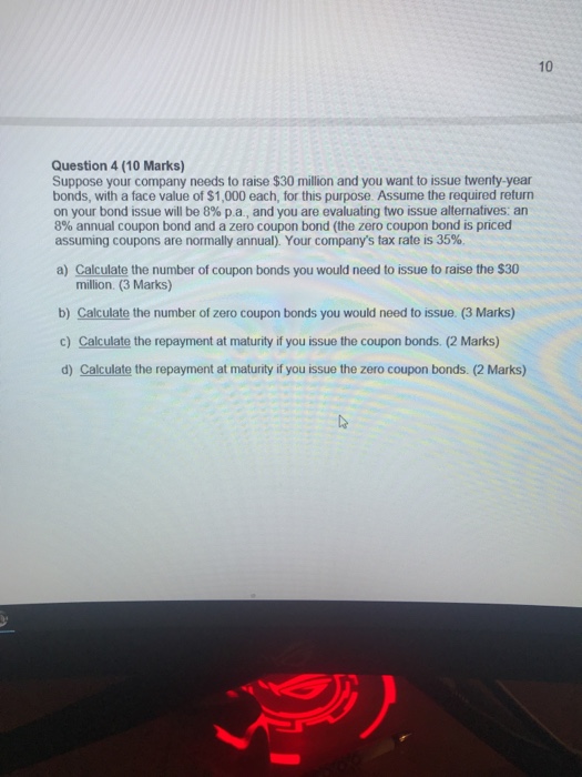 Solved 10 Question 4 (10 Marks) Suppose your company needs | Chegg.com Solved 10 Question 4 (10 Marks) Suppose your company needs | Chegg.com