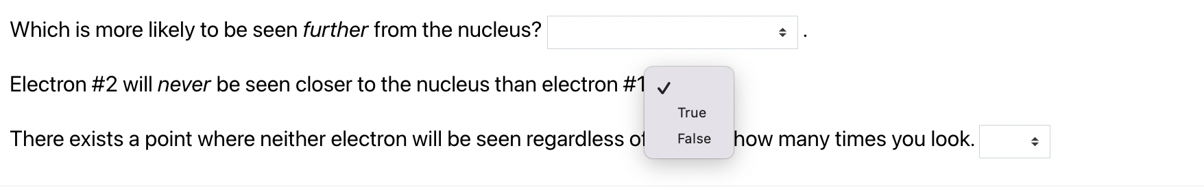 Solved The following questions concern an excited state of | Chegg.com