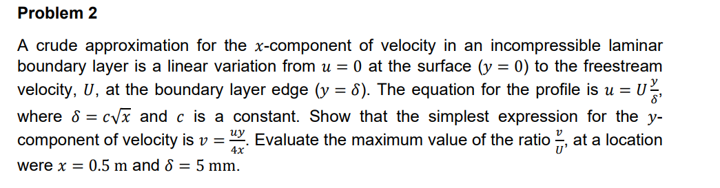 A crude approximation for the x-component of velocity | Chegg.com