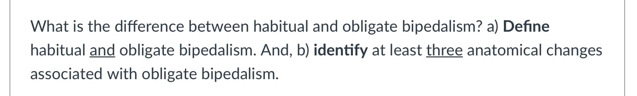 Solved What is the difference between habitual and obligate | Chegg.com