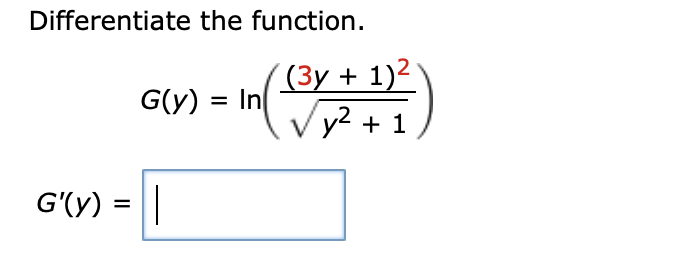 Solved Use logarithmic differentiation to find the | Chegg.com