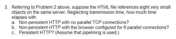 Solved Suppose within your Web browser you click on a link | Chegg.com
