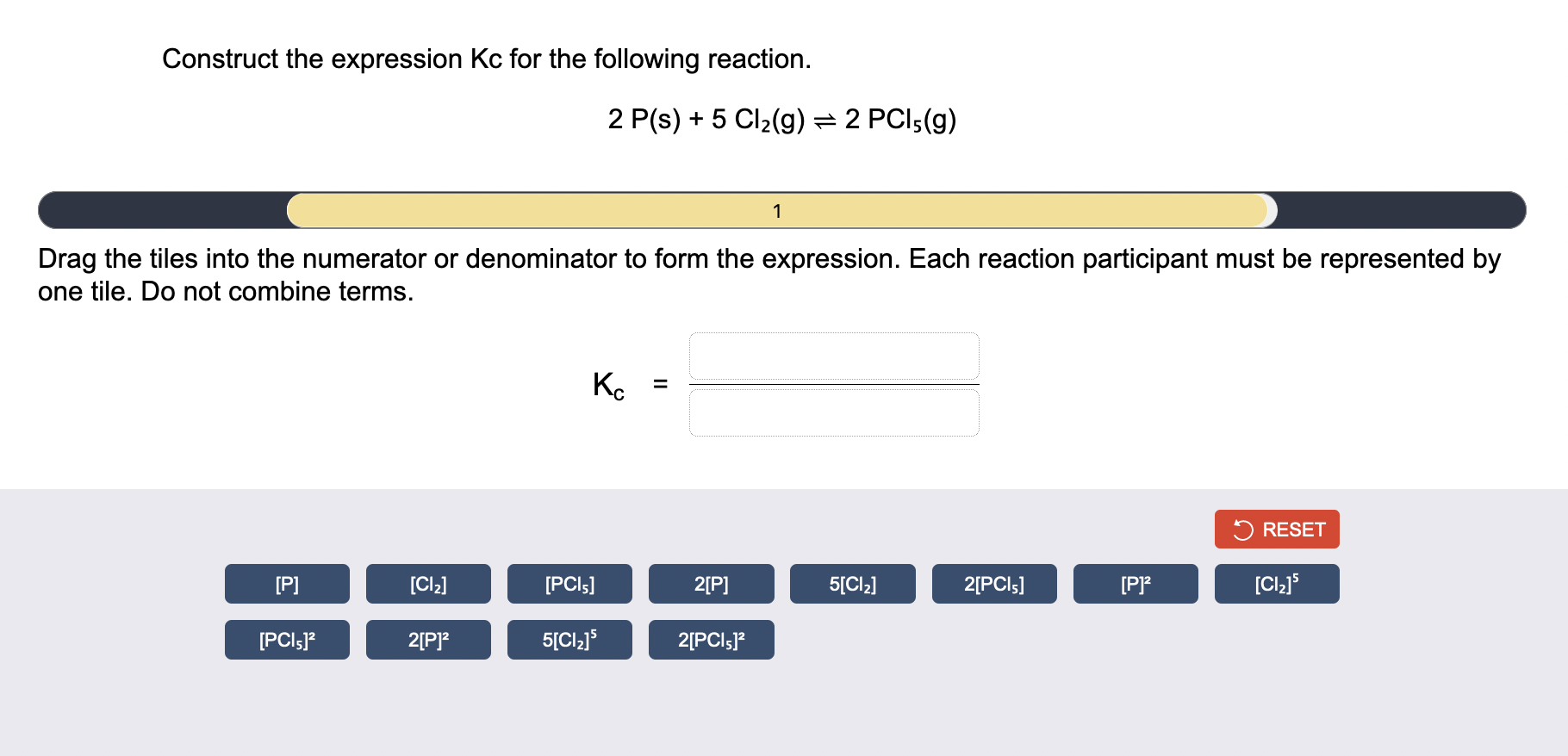 Solved Construct the expression Kc for the following | Chegg.com