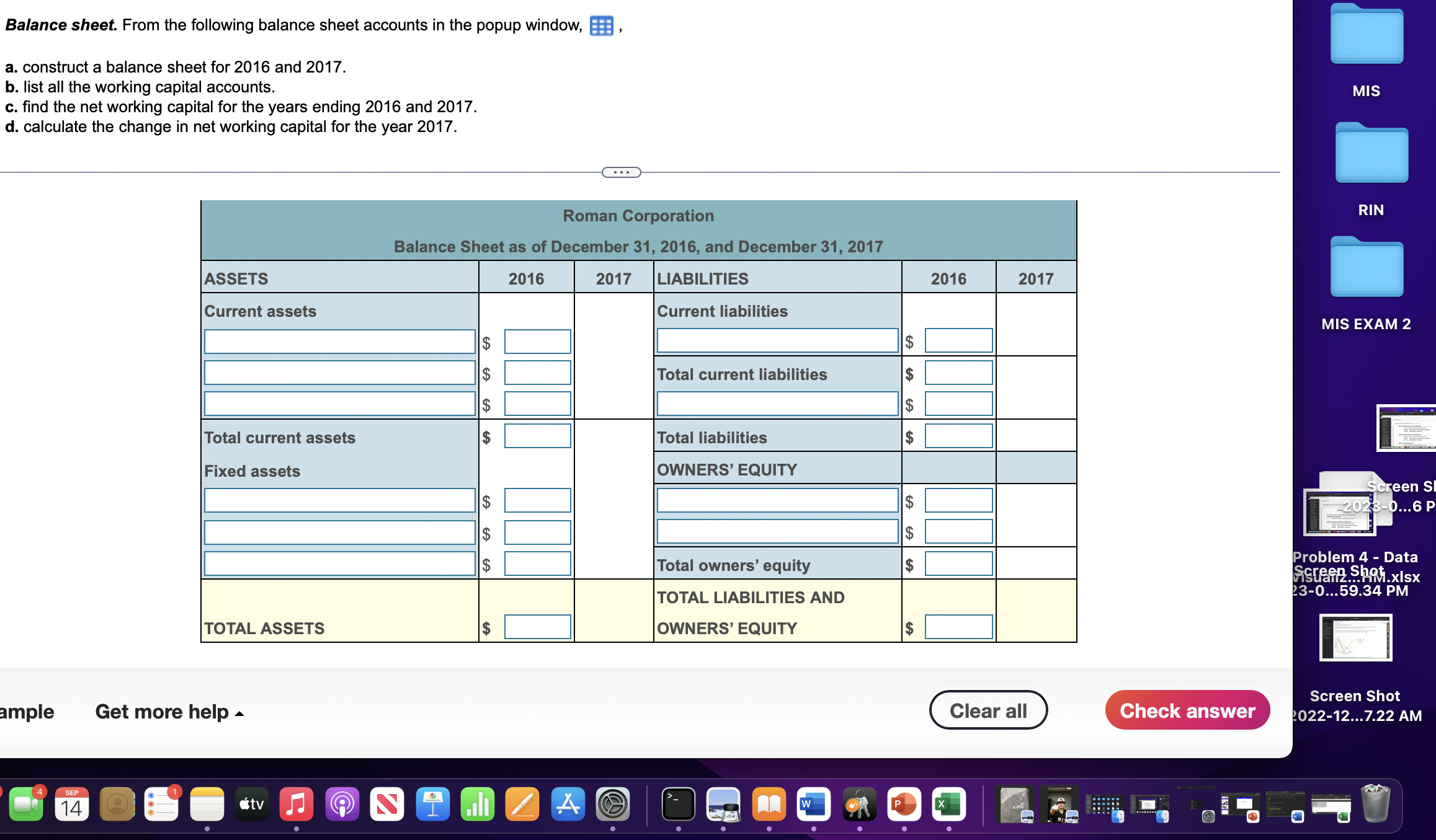 Solved Balance sheet. From the following balance sheet | Chegg.com