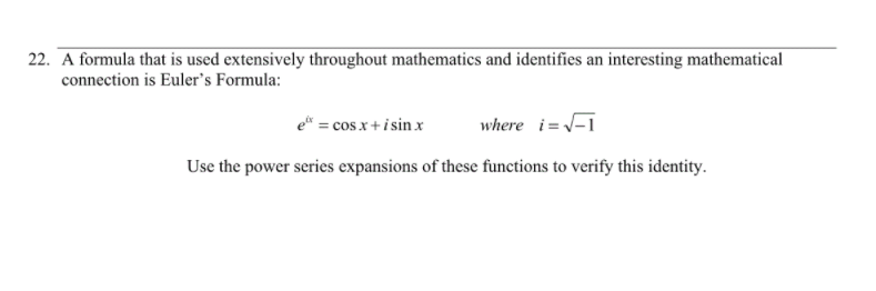 Solved 22. A formula that is used extensively throughout | Chegg.com