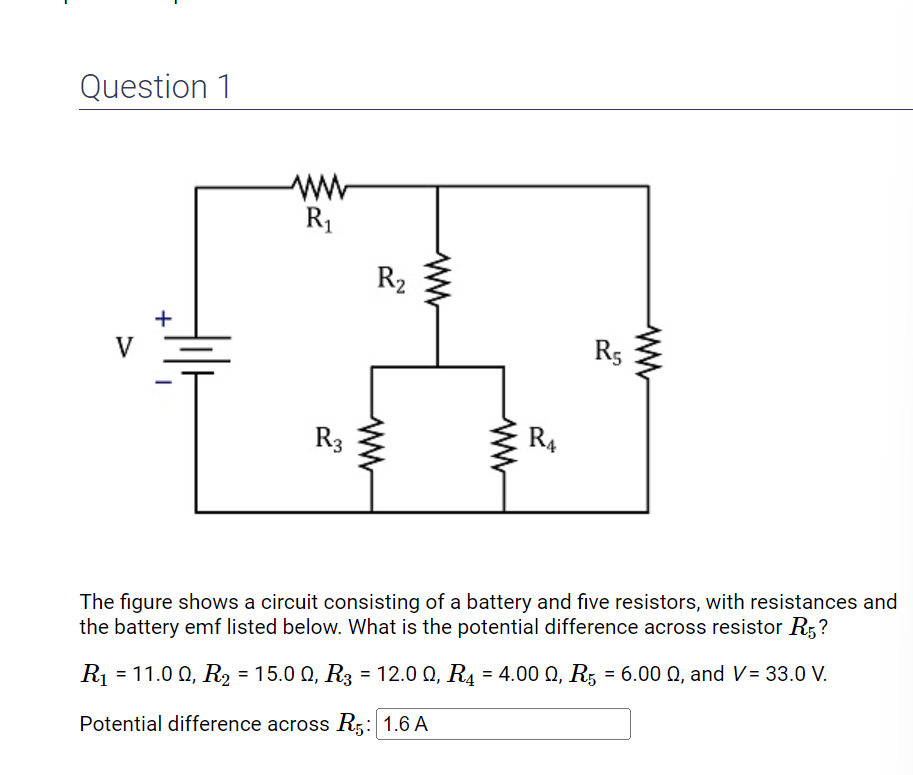 Solved The figure shows a circuit consisting of a battery | Chegg.com
