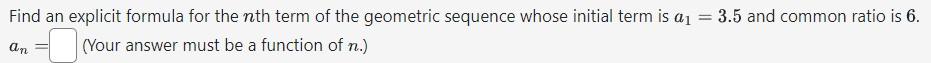 Solved Find an explicit formula for the nth term of the | Chegg.com