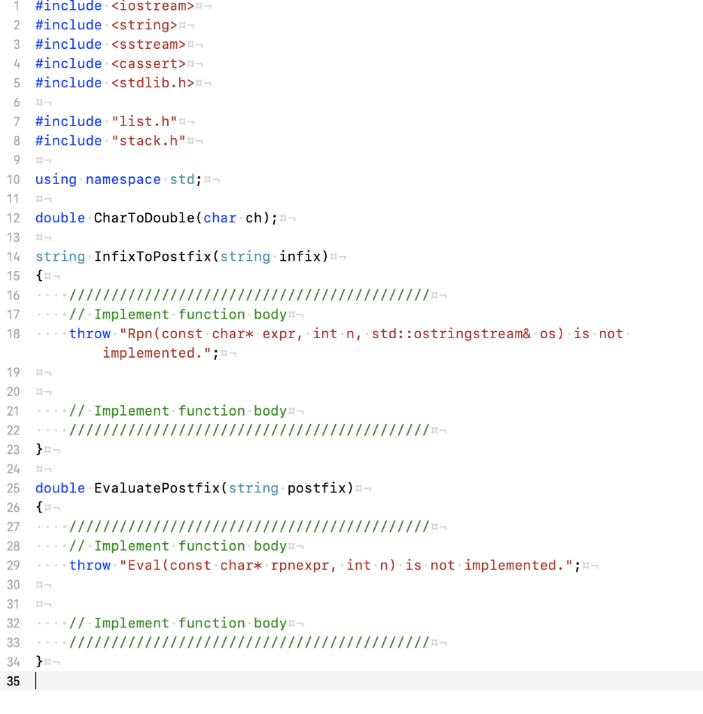 Solved 2 #include #include 4 #include 7 #include "list.h" | Chegg.com