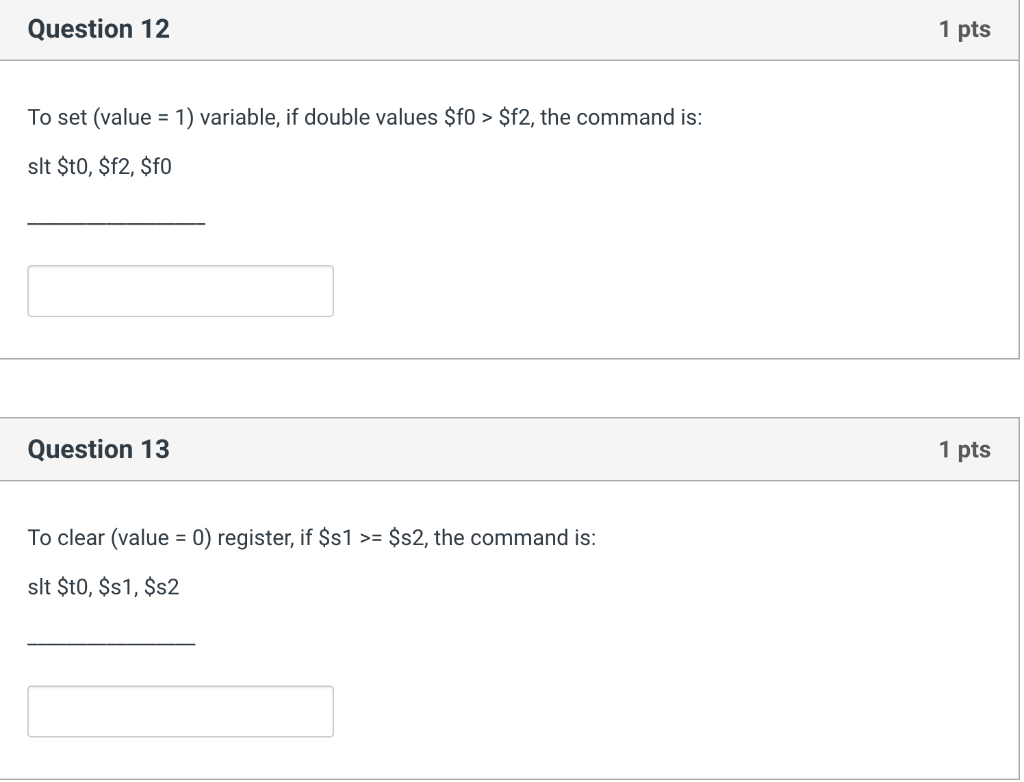 Solved For this question, if the command is correct, write | Chegg.com