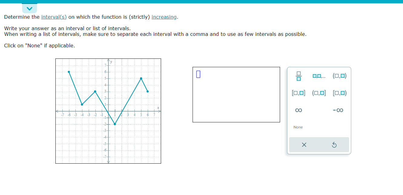 Solved Determine the interval( s). on which the function is | Chegg.com Solved Determine the interval( s). on which the function is | Chegg.com