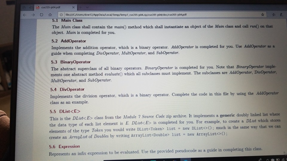 1 Submission Instructions Create a folder named | Chegg.com