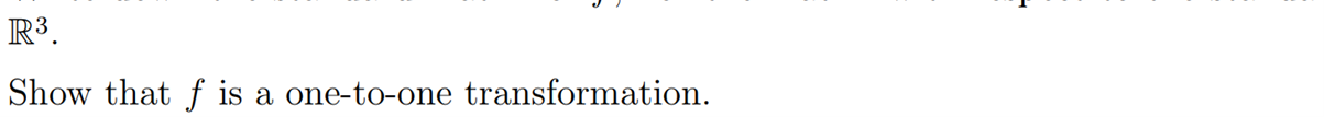 Solved A transformation f:R3→R3 is defined by | Chegg.com