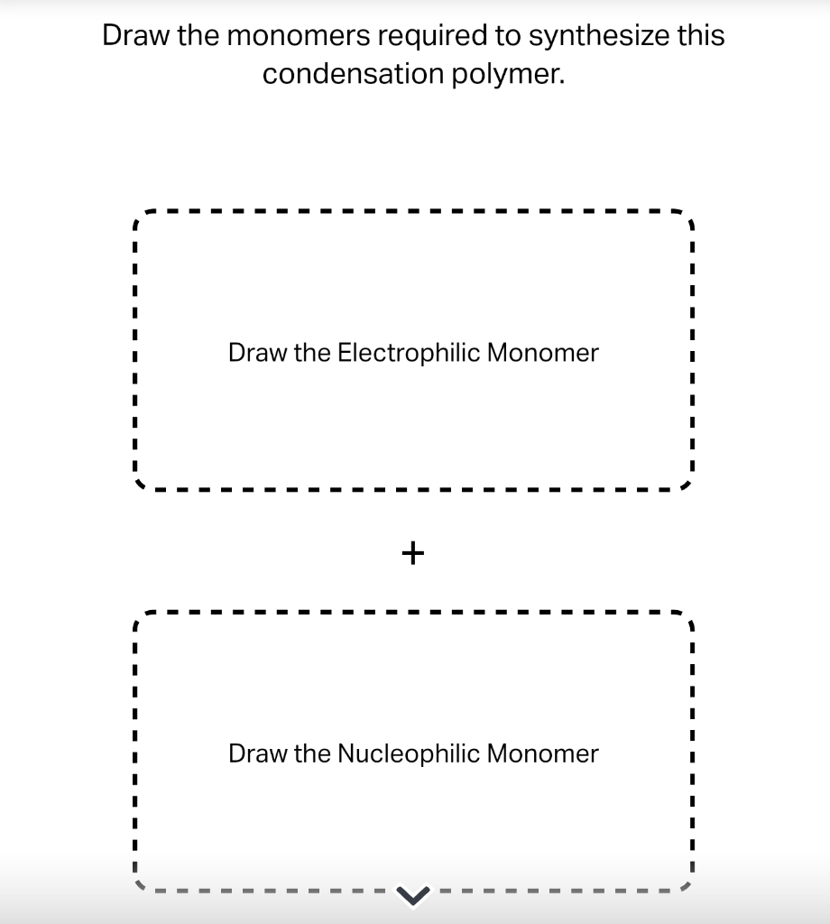 Solved Draw the monomers required to synthesize this acid | Chegg.com