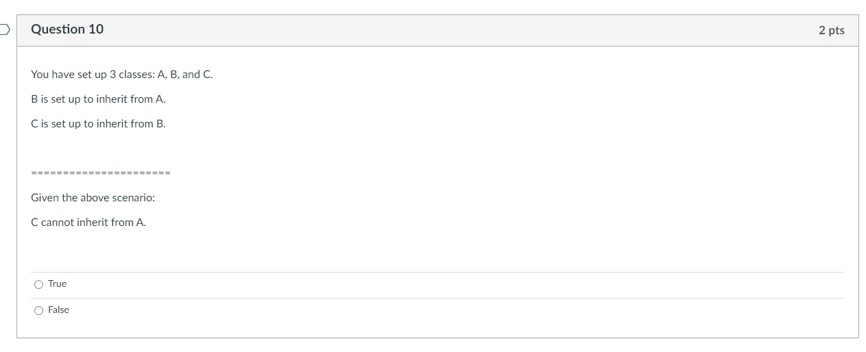 Solved True False | Chegg.com