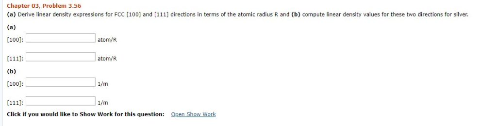 Solved Chapter 03, Problem 3.56 (a) Derive linear density | Chegg.com
