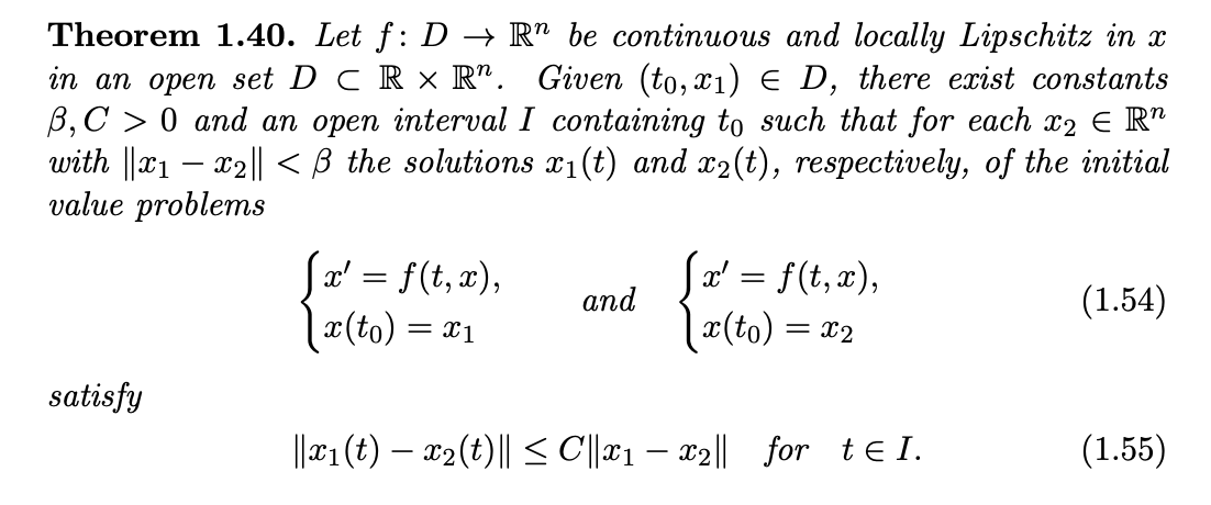 Solved Theorem 1.40. Let f: D + R" be continuous and locally | Chegg.com