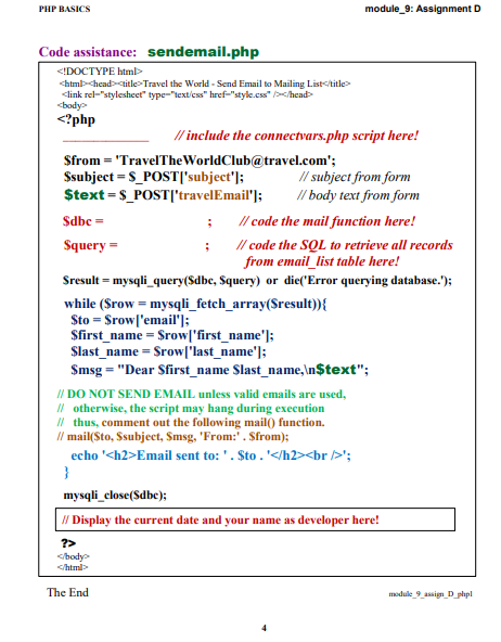 Task \#3: Create a DISPLAY TABLE script: CREATE a | Chegg.com