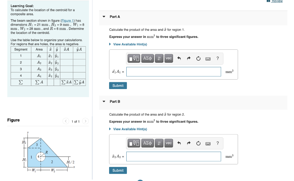 Solved Review Part A Learning Goal: To calculate the | Chegg.com