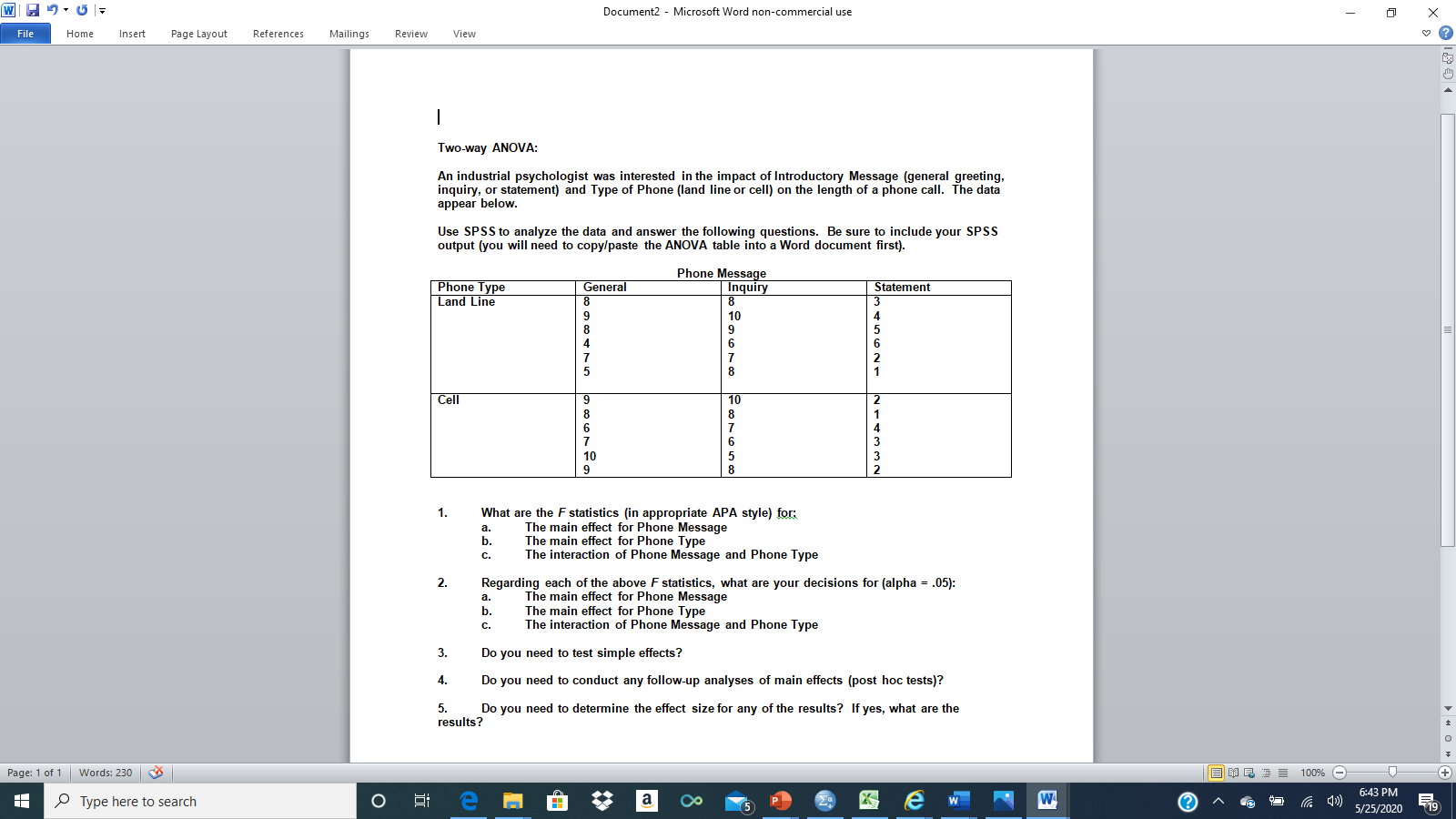 W 2.0 Document2 - Microsoft Word non-commercial use | Chegg.com