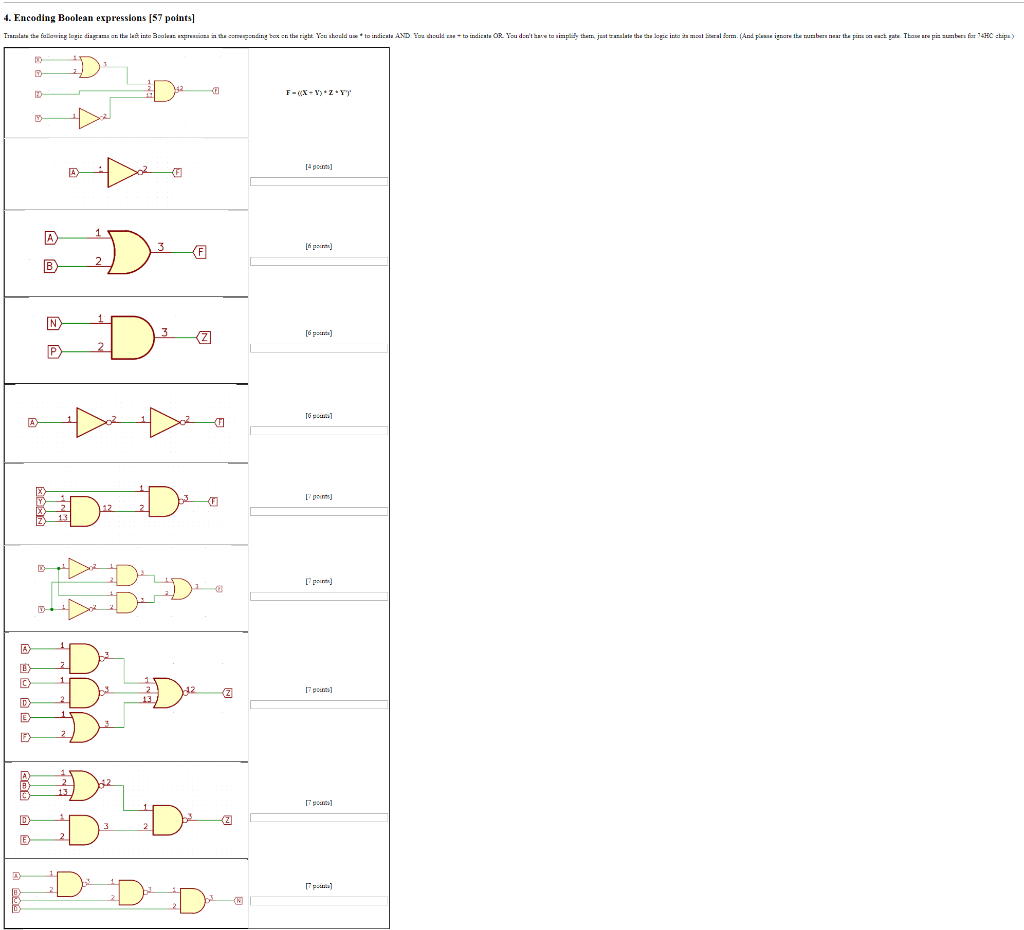 Solved 4 Encoding Boolean Expressions [57 Points] Tramulate