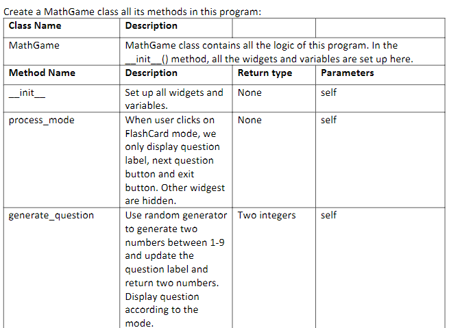 Solved You are designing a GUI program for kids to learn | Chegg.com