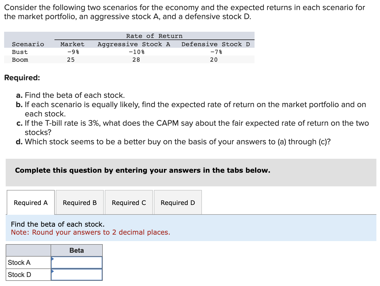 Solved Consider the following two scenarios for the economy | Chegg.com