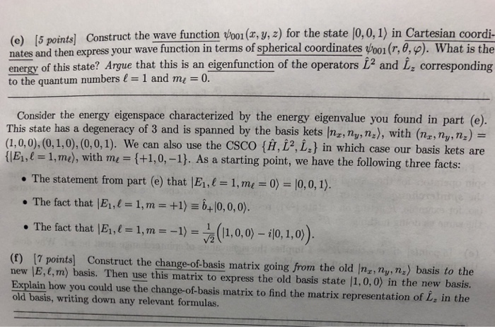 Solved 2 The SHO and Angular Momentum [33 points] Consider a | Chegg.com