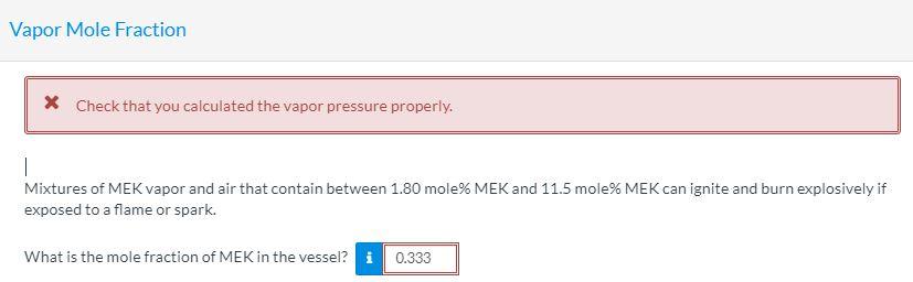 Solved Liquid methyl ethyl ketone (MEK) is introduced into a | Chegg.com