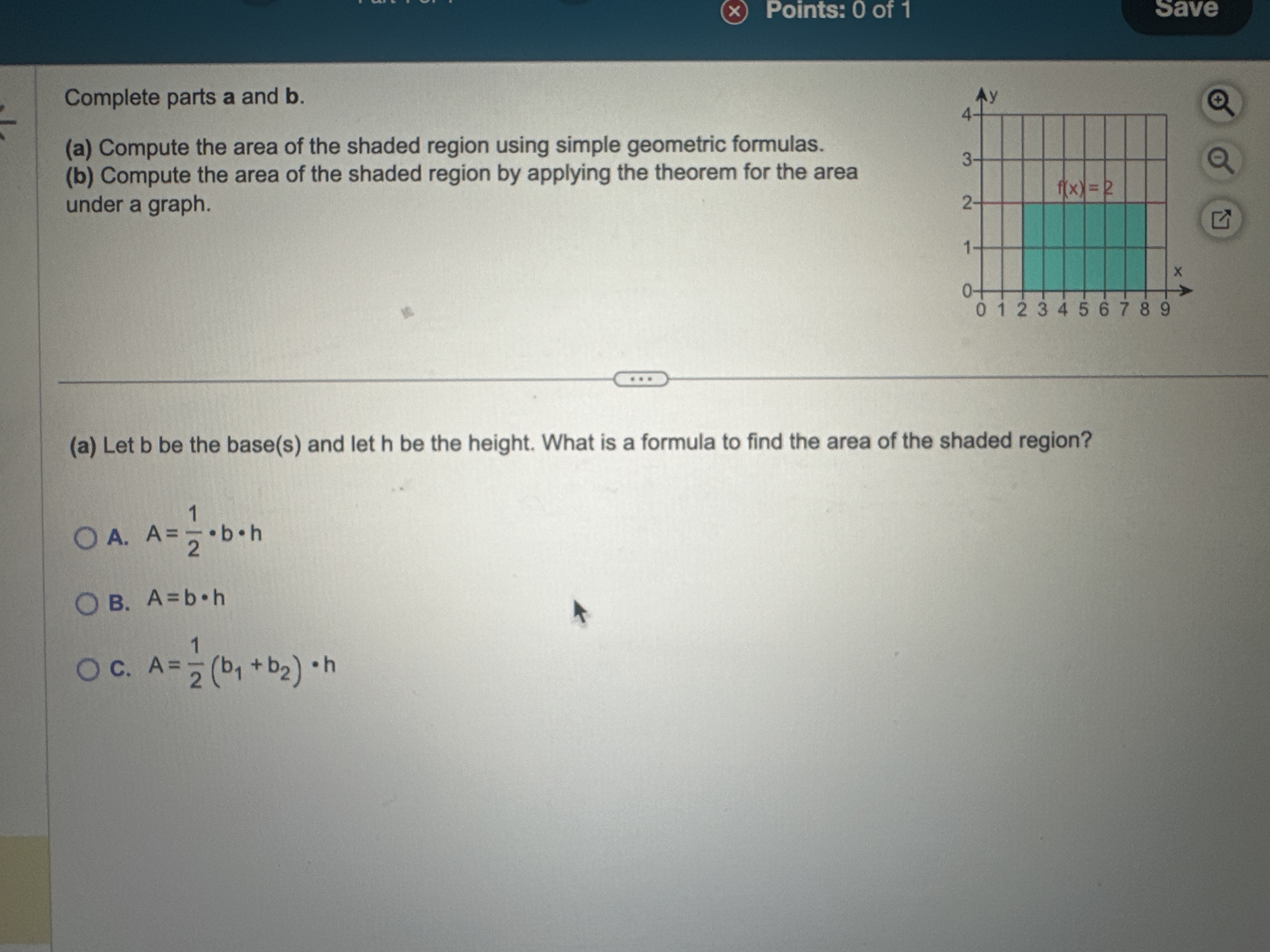 Solved Complete parts a and b. (a) Compute the area of the | Chegg.com