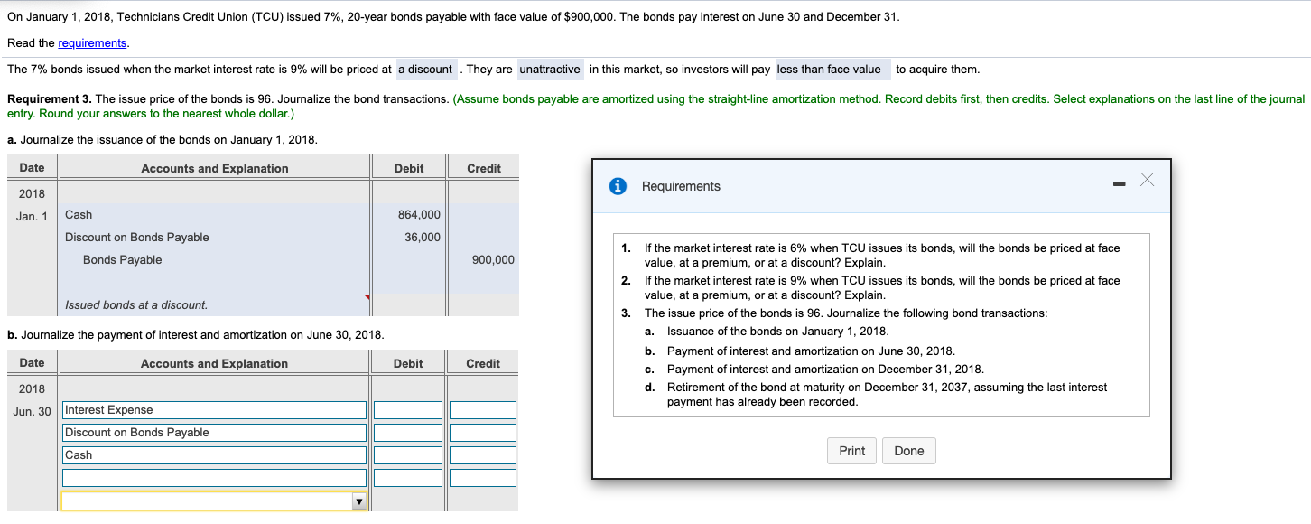 Solved On January 1, 2018, Technicians Credit Union (TCU) | Chegg.com
