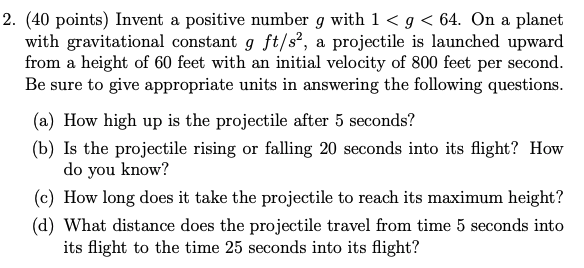 Solved 2. (40 points) Invent a positive number 9 with 1 | Chegg.com